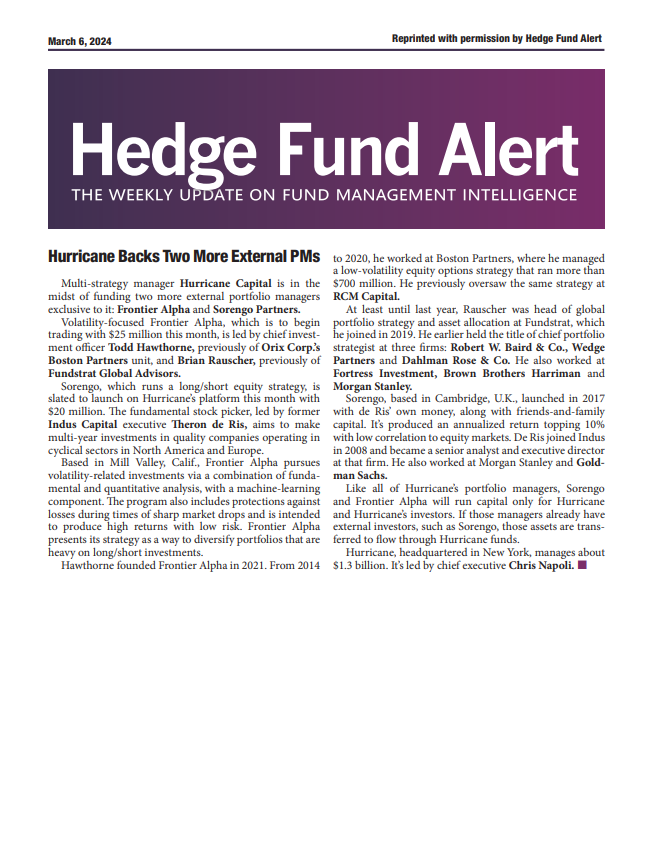 News & Insights - Hurricane Capital